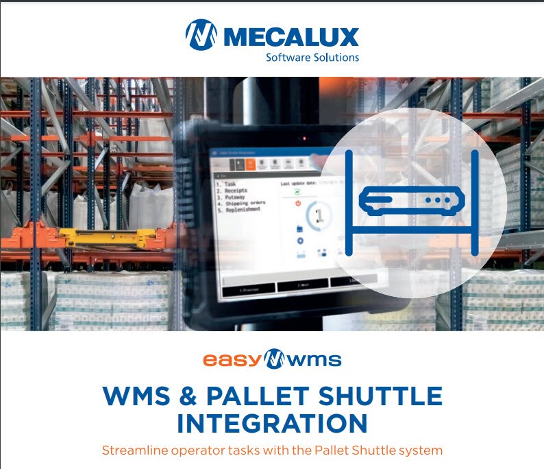 Sistem WMS and Pallet Shuttle Integration - Mecalux.si